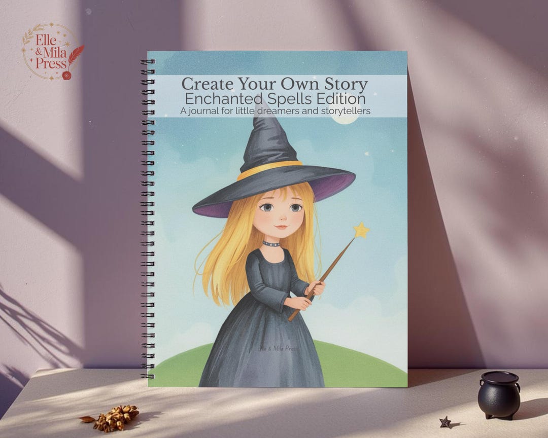 Enchanted Spells Storybook Journal | Printable Draw and Write Book ...