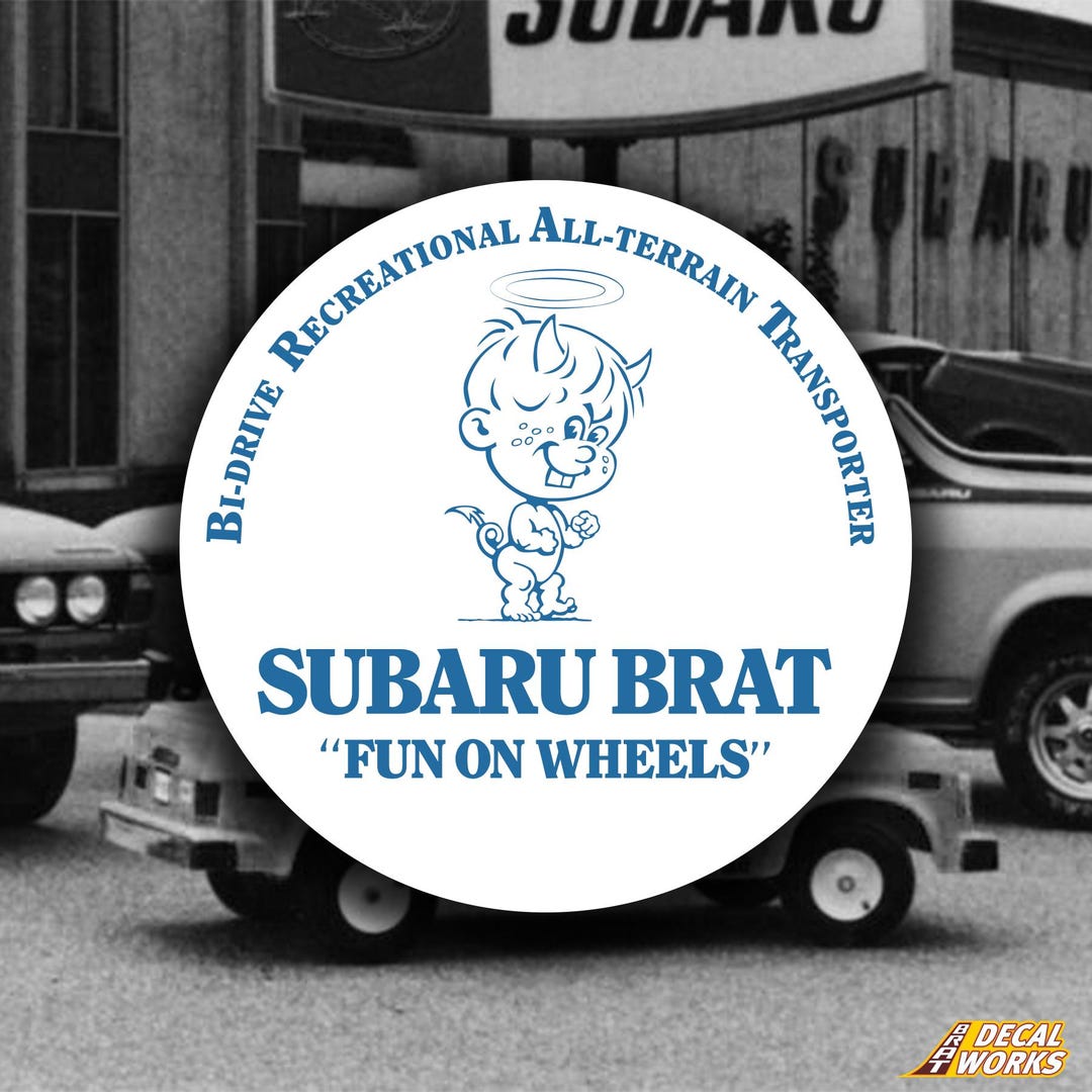 Subaru Brat Fun on Wheels Decal - Etsy