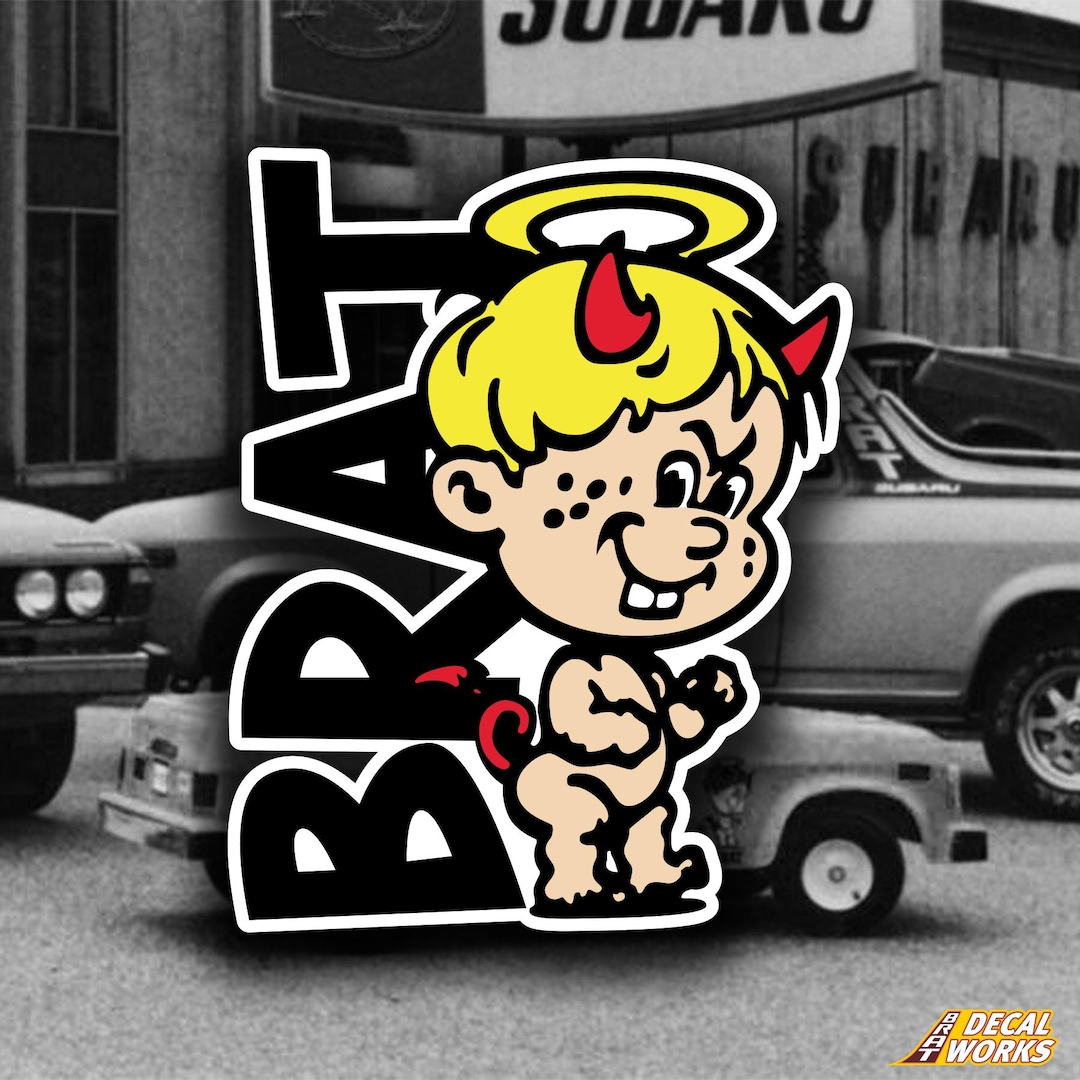 3" Subaru Brat Kid Decal - Etsy