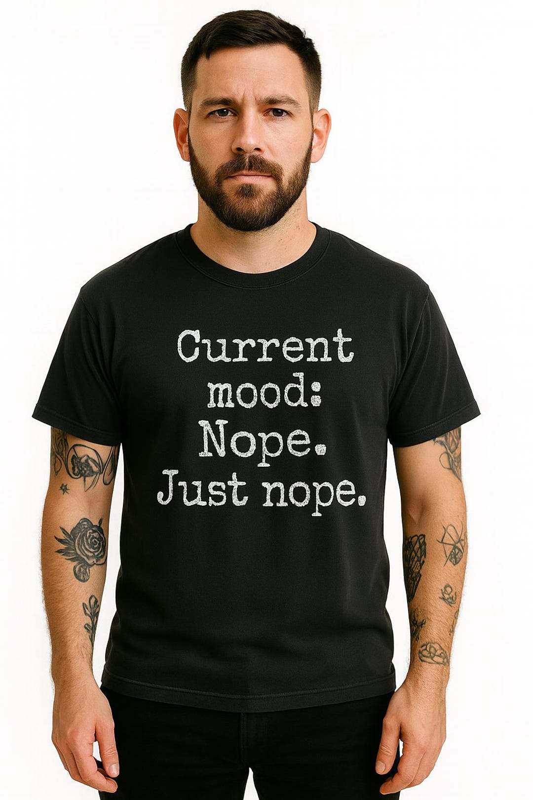 Current Mood Nope Funny Saying Quote Unisex T-shirt, Comfort Colors Tee ...
