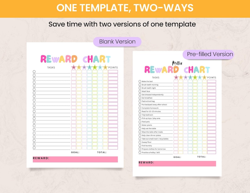Editable Kids Reward Bucks, Canva Editable, Mom Bucks, Reward System ...