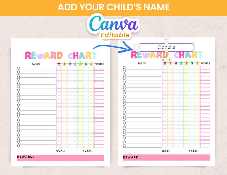 Editable Kids Reward Bucks, Canva Editable, Mom Bucks, Reward System ...