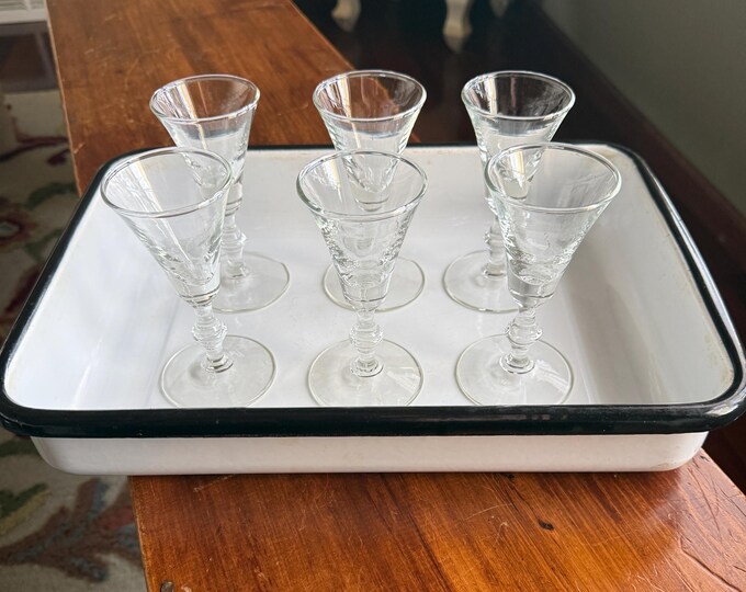 Set of 6 Vintage Sherry Glasses - Etsy