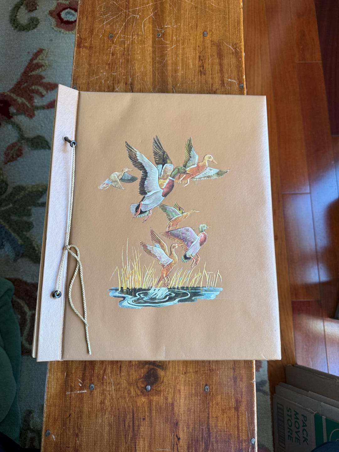 Vintage Large Blank Book With Duck Cover - Etsy