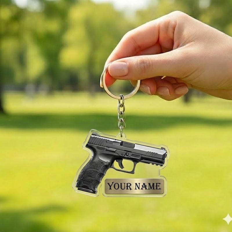 Firearms Keychain - Etsy