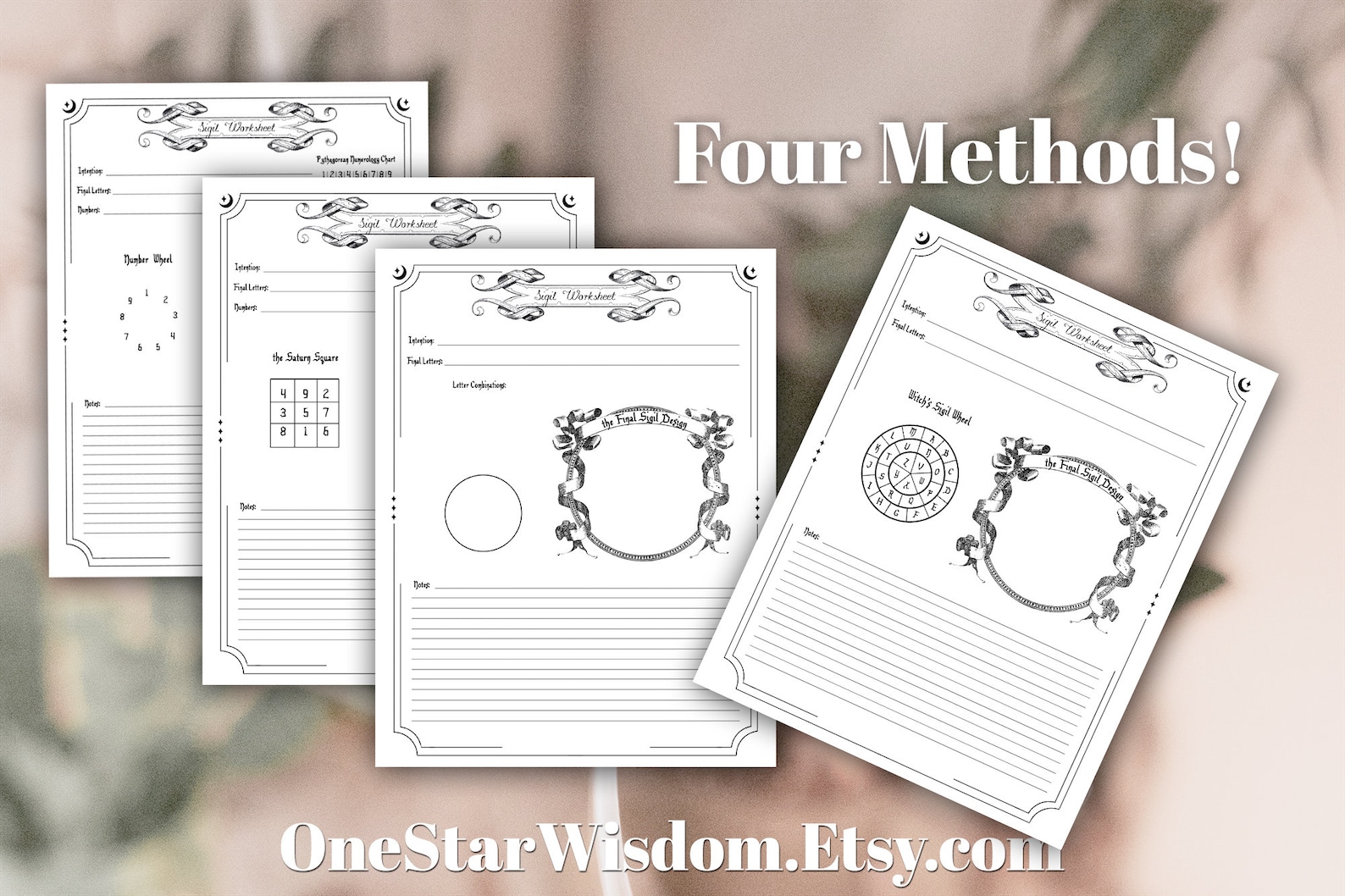 Sigils - How to Create and Use Magick Sigils - With Worksheets! - Book ...