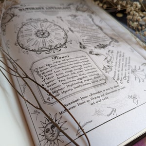 Astrology Cheat Sheet - Book of Shadows - Reference Sheet - Grimoire ...