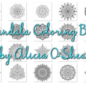 Mandala Coloring Book - Etsy