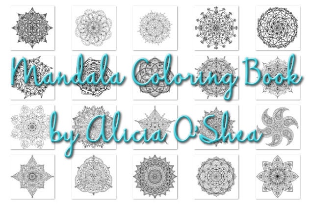 Mandala Coloring Book - Etsy