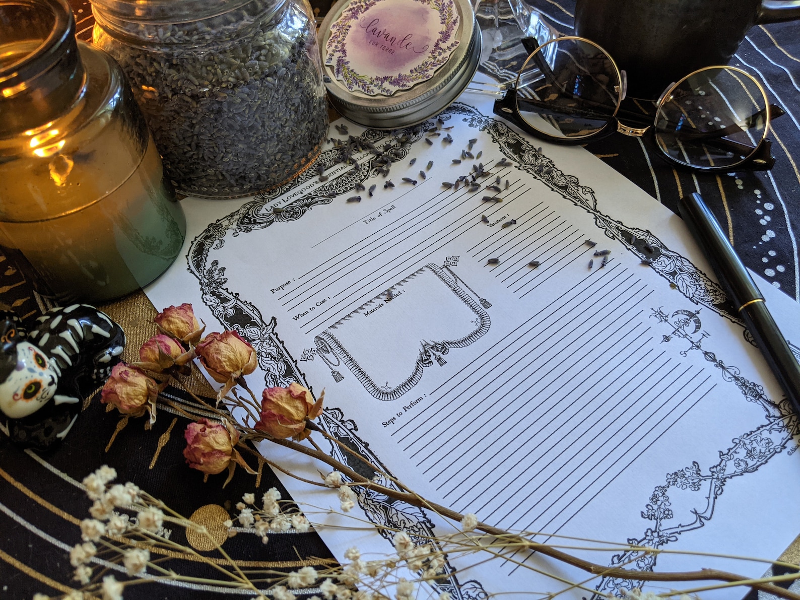 Spell Templates Printable PDF - Etsy