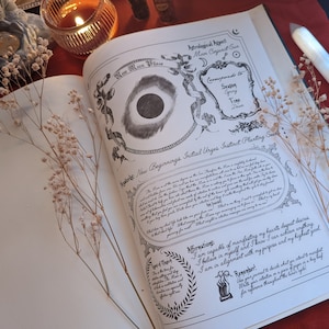 New Moon Reference Sheet - Printable PDF - Moon Cycles - Manifestation ...