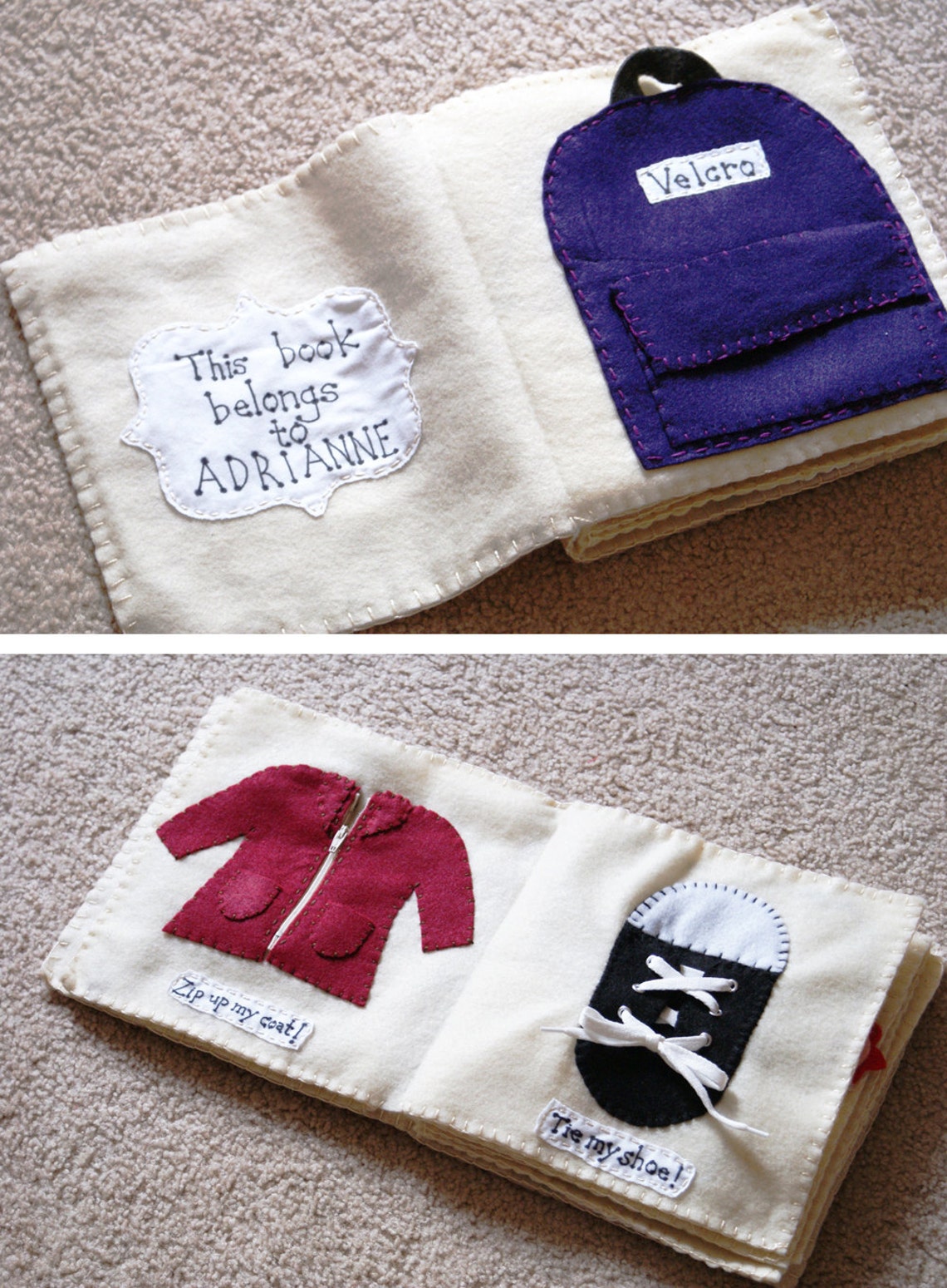 Quiet Book Printable PDF Pattern With Instructions (instant Download ...