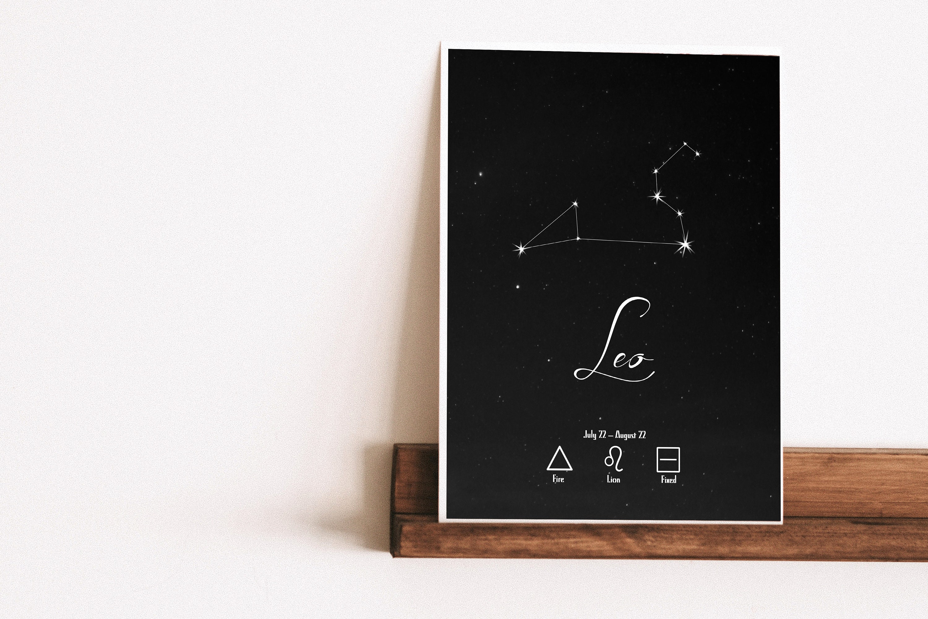 Leo Printable Art - Etsy