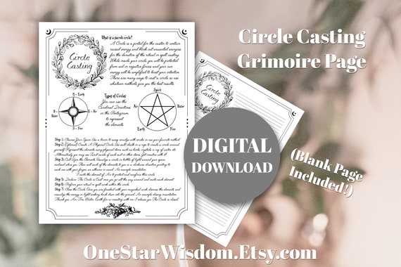 Witchcraft Circle Casting