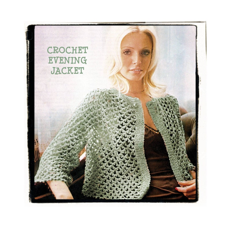 Crochet Lace Jacket - Etsy