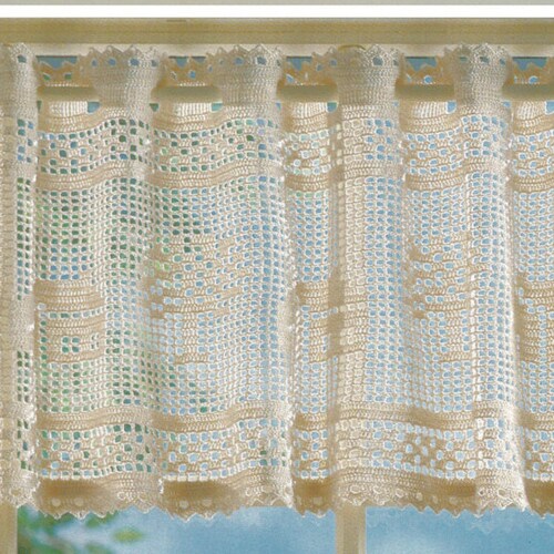 Instant Download PDF Filet Crochet Pattern to Make a French | Etsy
