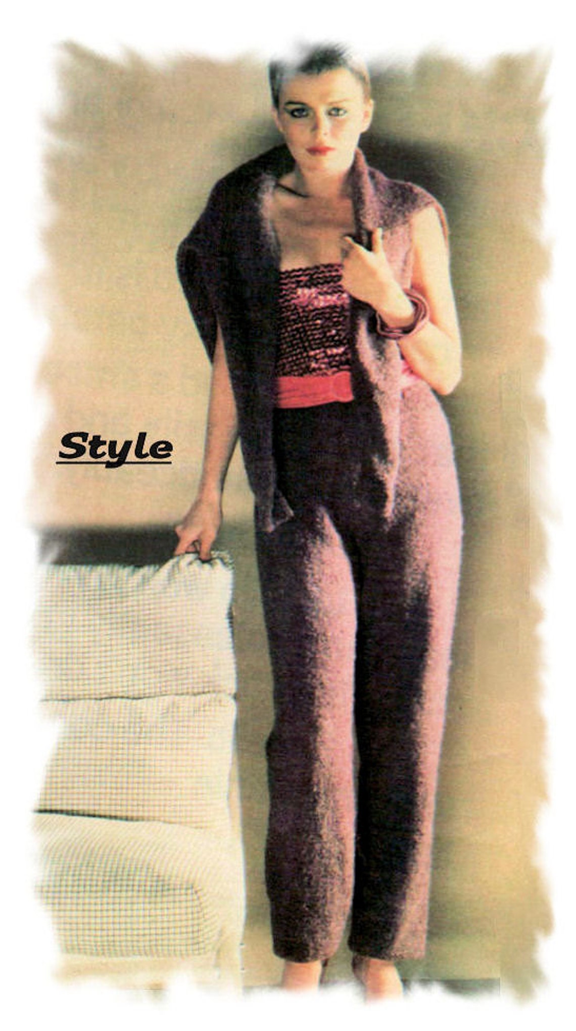 Instant Download PDF Knitting Pattern to Make a Womens One Piece ...