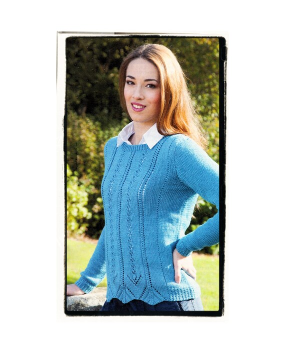 Instant Download PDF Knitting Pattern to Make a Round Neck | Etsy