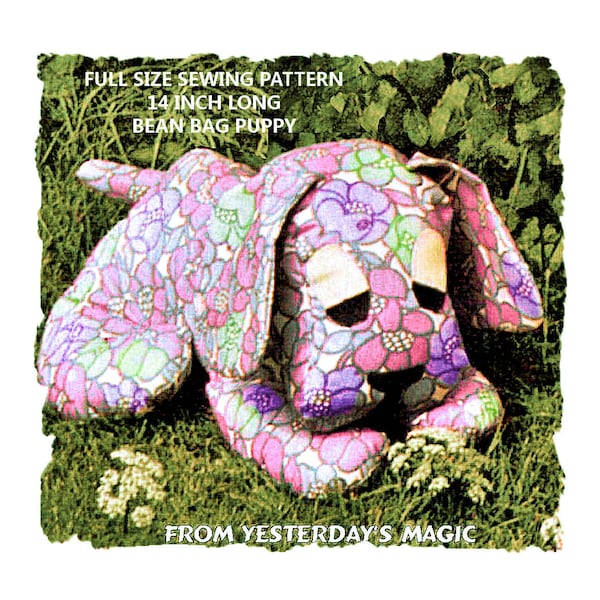 Stuffed Dog Sewing Pattern - Etsy