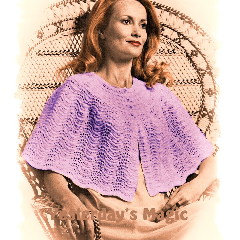 Bed Jacket Pattern - Etsy