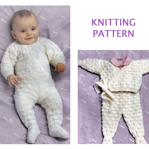Instant Download PDF KNITTING PATTERN to Make a Baby Boy or Girls ...