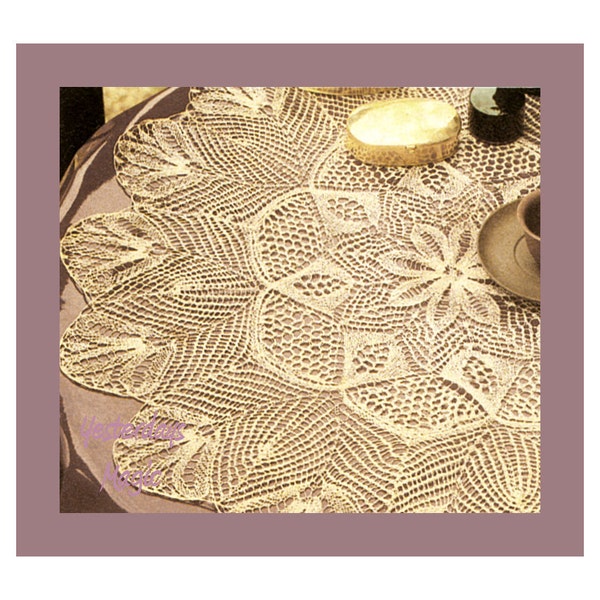 Doiley Knitting Pattern - Etsy