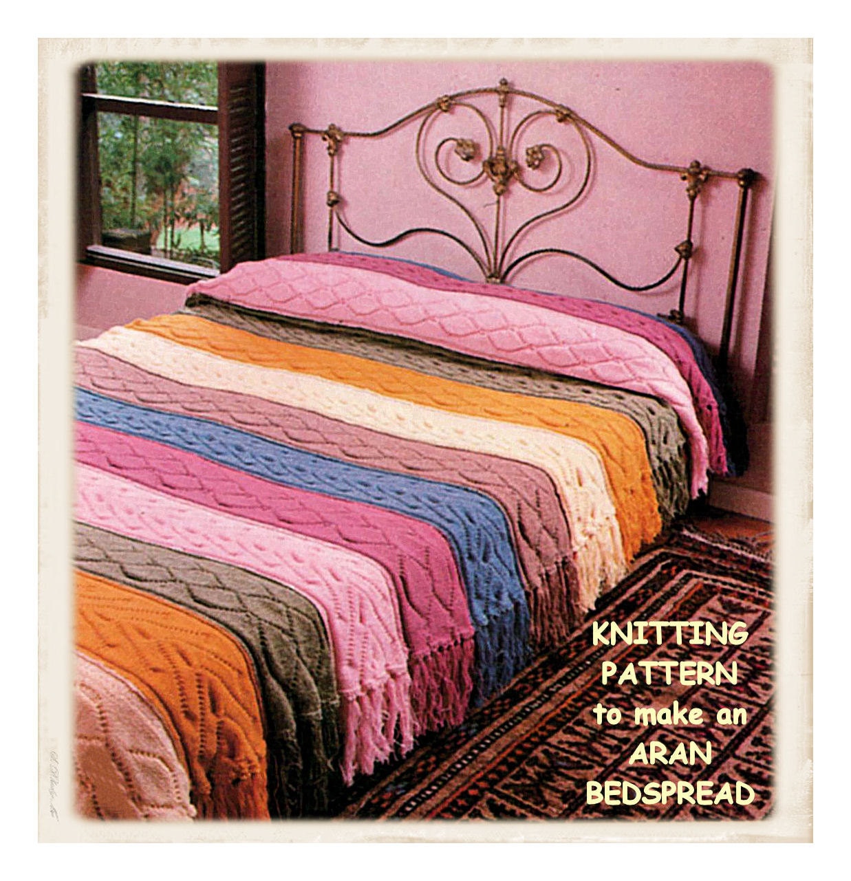 Instant download PDF Knitting Pattern to make a Multi Colour | Etsy