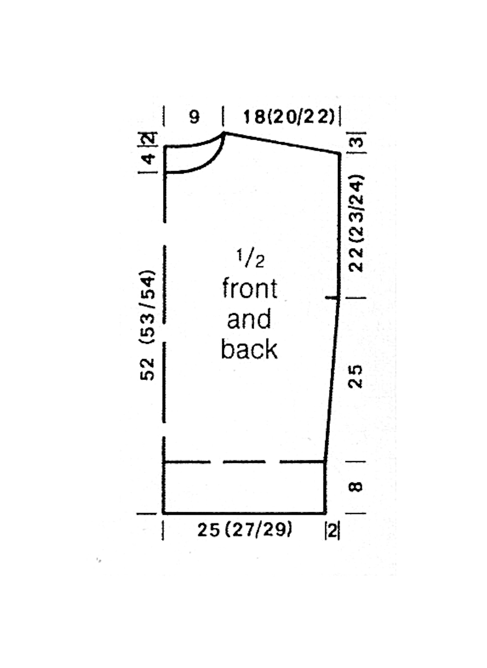 Instant Download PDF Knitting Pattern to Make a Womens - Etsy