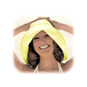 PDF Full Size Printable Sewing Pattern to Make a Large Fold Back Brim ...