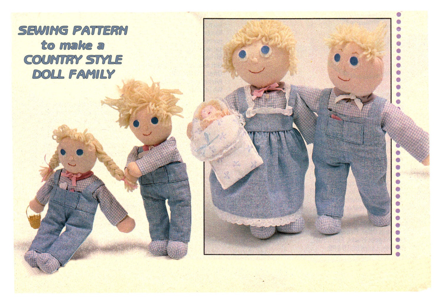 Full Size PDF Soft Toy Sewing Pattern A4 Printable Easy to | Etsy