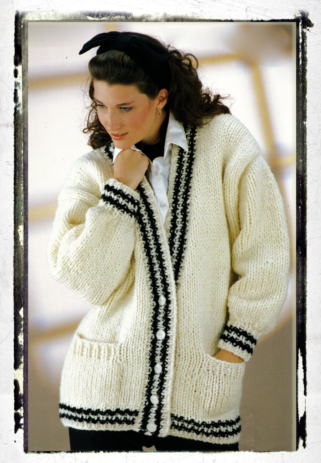 Instant Download PDF Quick KNITTING PATTERN to make a Chunky | Etsy