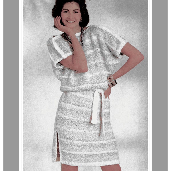 Batwing Sleeve Dress Pattern - Etsy