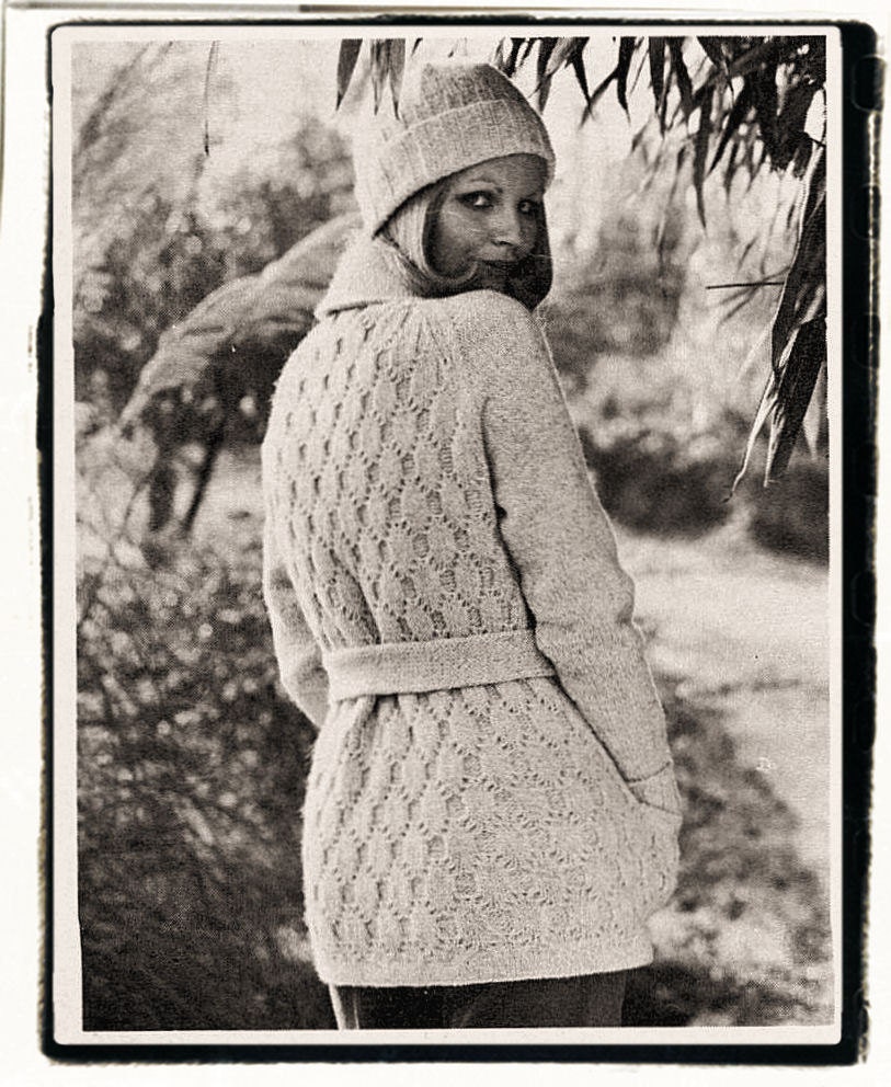 Instant Download PDF Knitting Pattern to Make a Wrap Around Tie Belt ...