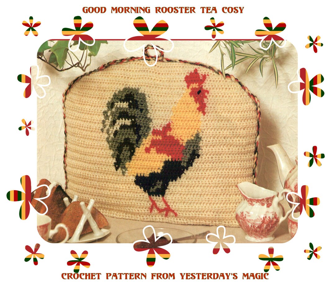 Instant Download PDF Crochet Pattern to Make a Chicken Cockerel Rooster ...