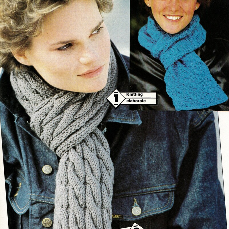 Knitted Muffler - Etsy