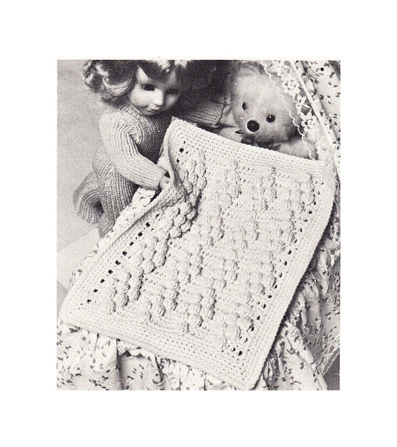 Instant Download PDF Crochet Pattern to Make a Cradle Cot Crib Pram ...