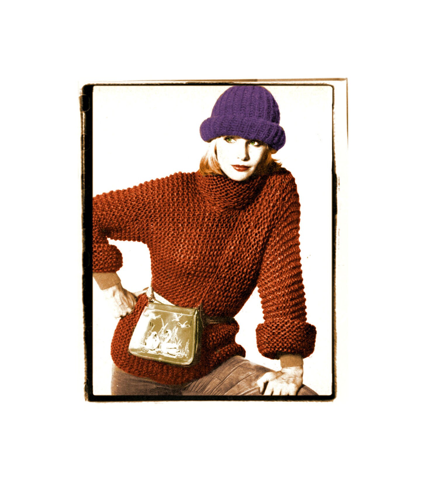 Instant Download PDF Knitting Pattern to Make a Loose Chunky Knit 10mm ...