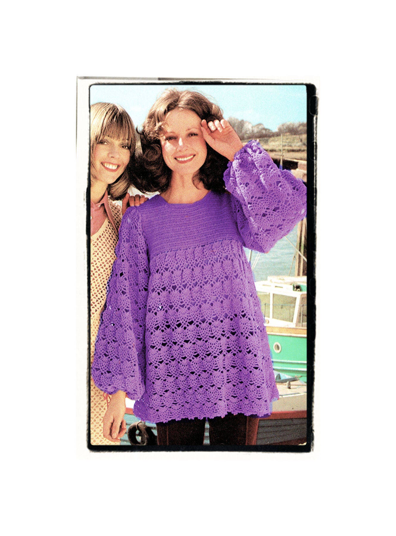 Instant Download PDF CROCHET PATTERN to Make a Womens Lace Smock Long ...