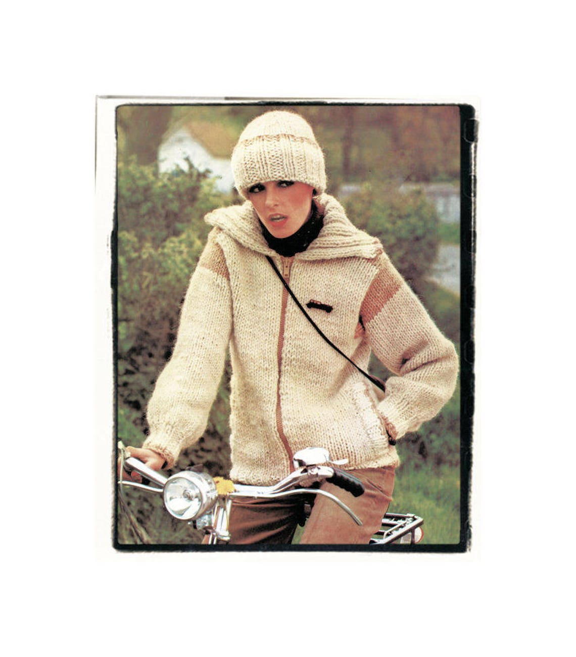 Instant Download PDF Knitting Pattern to Make a Chunky Yarn Zip up ...