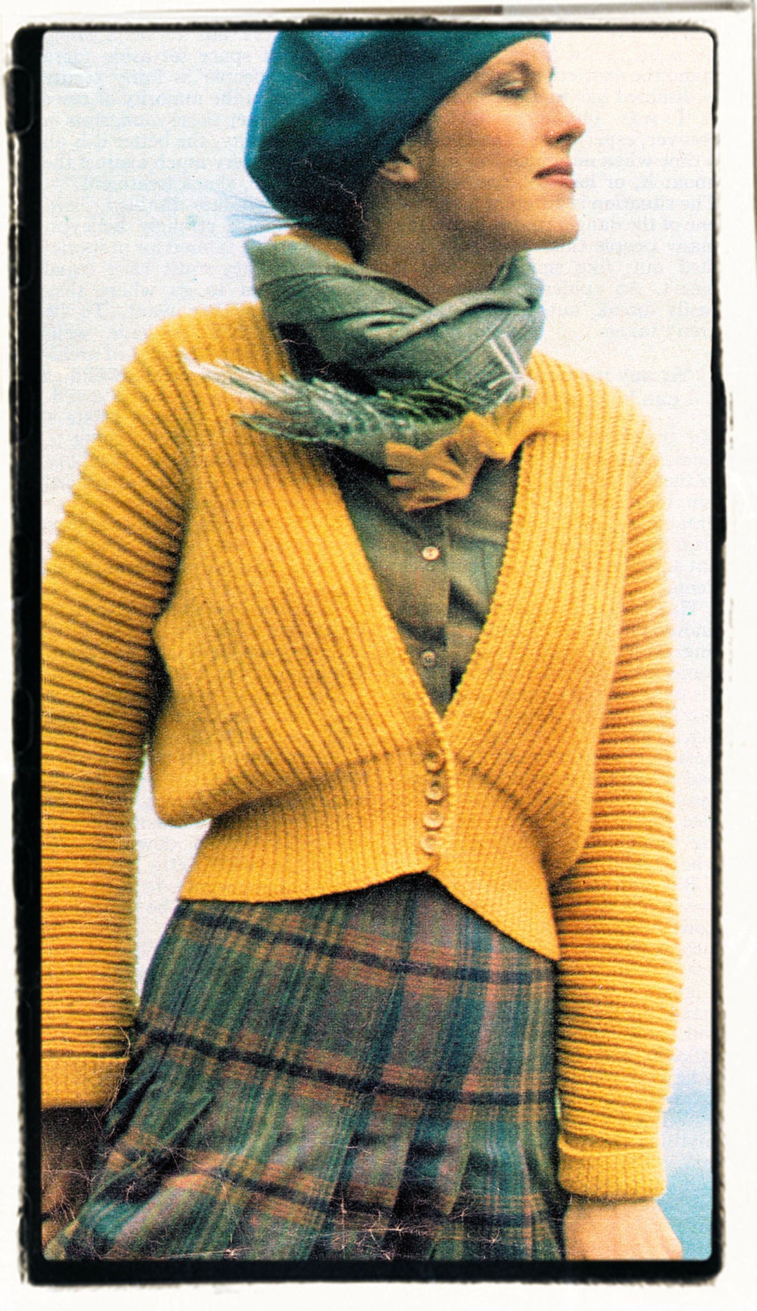 Instant Download PDF KNITTING PATTERN to Make a Womens Ribbed Shrug ...