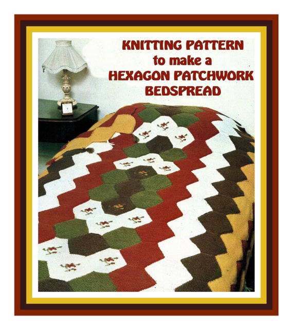 Instant Download PDF Easy KNITTING PATTERN to Make a Hexagon - Etsy
