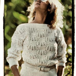 Instant Download PDF Knitting Pattern to Make a Frost Flower Lace ...