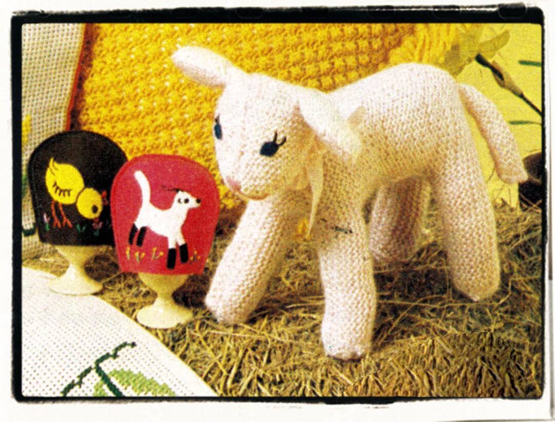 Instant Download PDF Easy Knitting Pattern to Make an Easter Spring ...