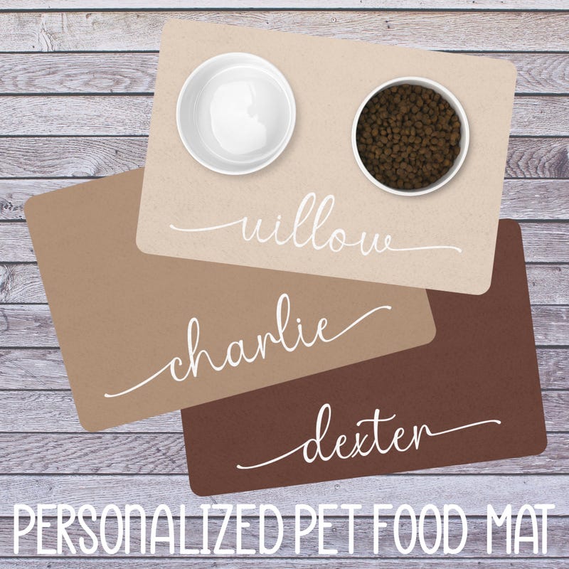 Neoprene Mat for Dog Bowl - Etsy