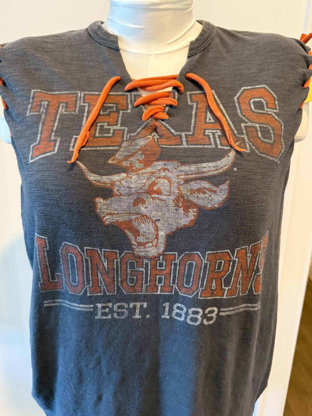 Texas Longhorns Tshirt - Upcycled/custom Cut - Etsy