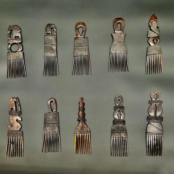 African Comb Sculpture - Etsy UK