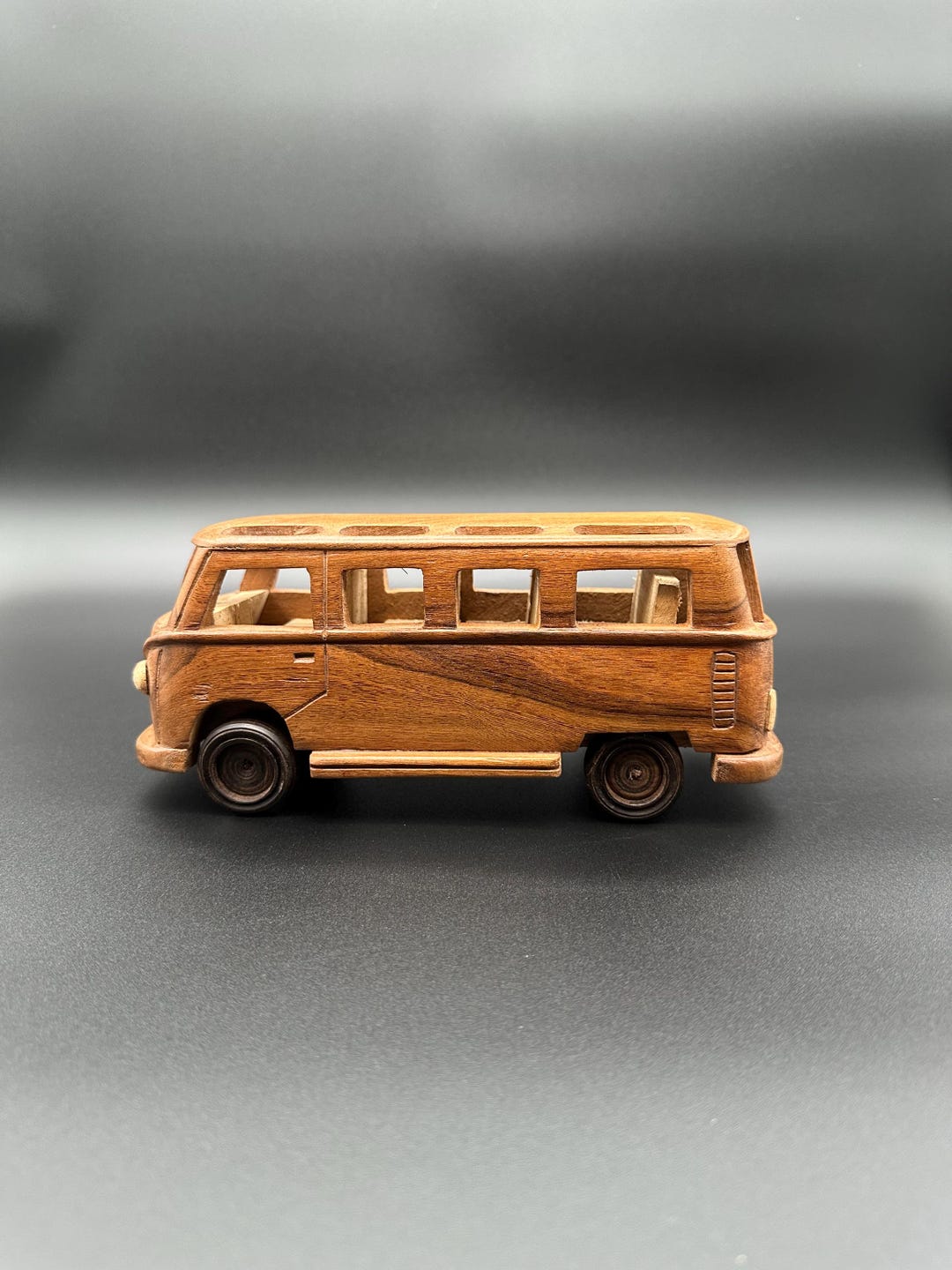 Hand-carved Wooden VW Bus | Vintage Style Decor | Handmade in Africa - Etsy