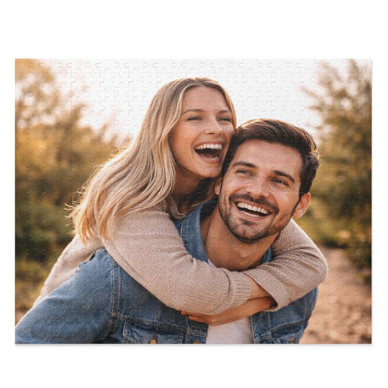 Personalized Photo Puzzle | Jigsaw| Custom Photo (120, 252, 500-piece ...