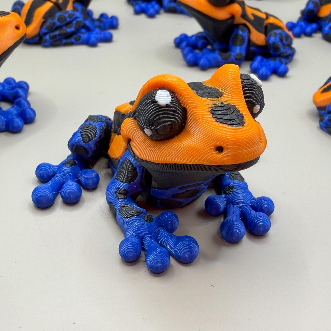 Magnetic Articulated Poison Dart Frog | 3D Printed Articulated Animal ...