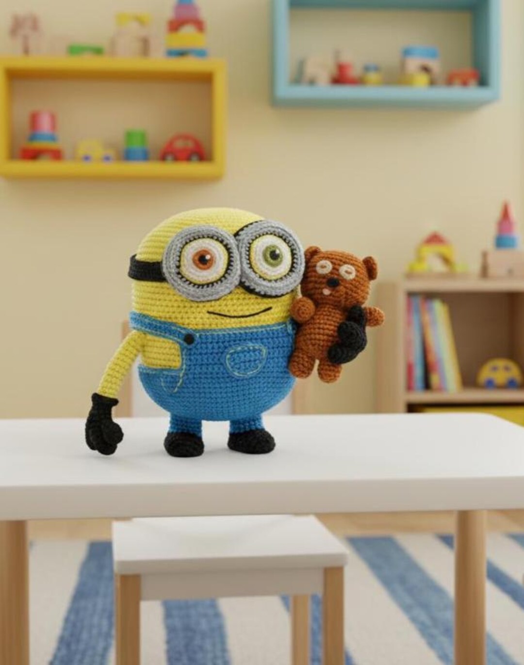 Minion Bob & Bear Tim Crochet Pattern, Amigurumi (PDF Download) - Etsy